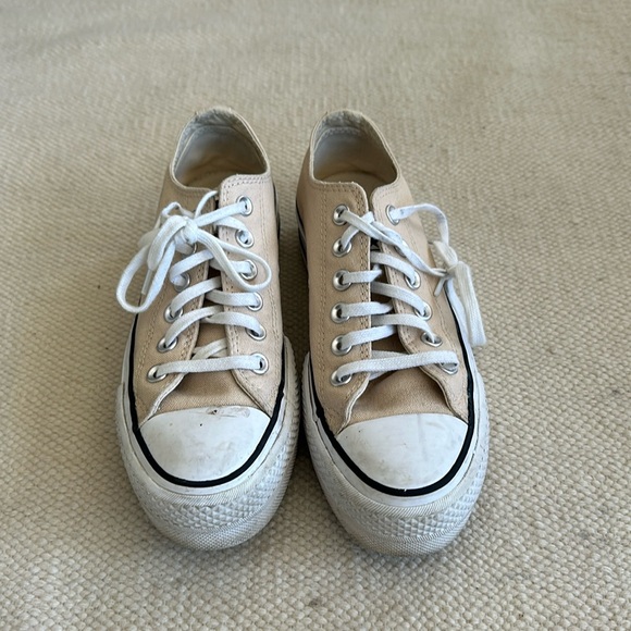 Converse | Shoes | All Star Converse Tan Neutral Colored Low Rise ...
